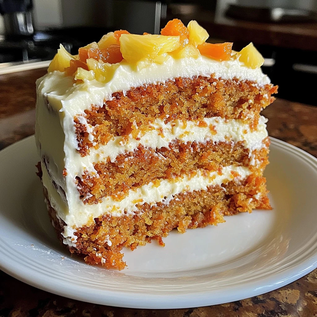 Hawaiian Carrot Pineapple Cake – Moist & Tropical Delight